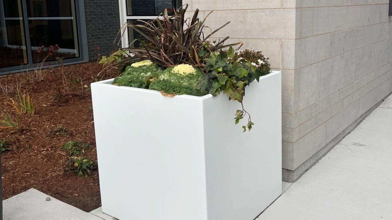 Cube Planters | Tefco | Custom Cube Planters Utah